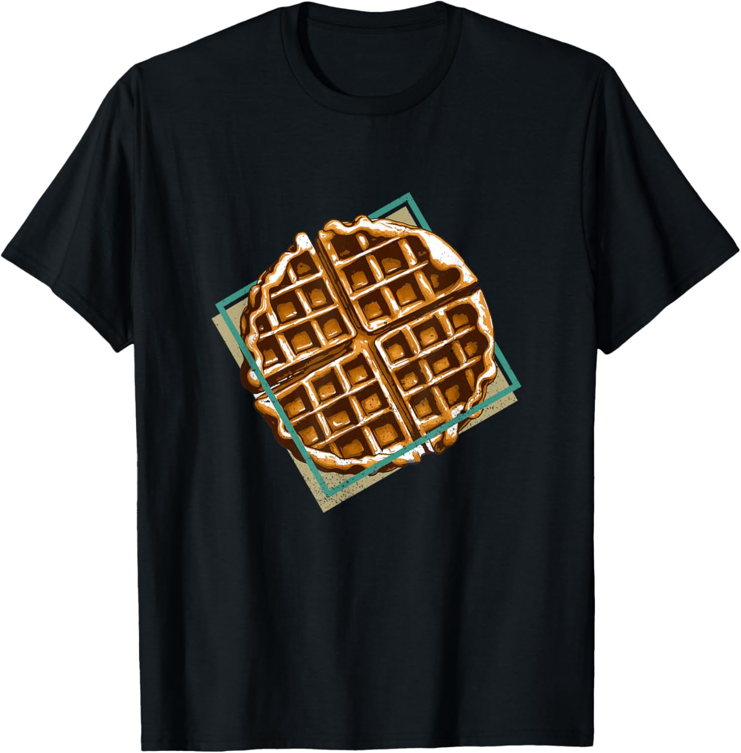 Waffle Puristic Design Delicious Waffle Chef T-Shirt men and women can ...