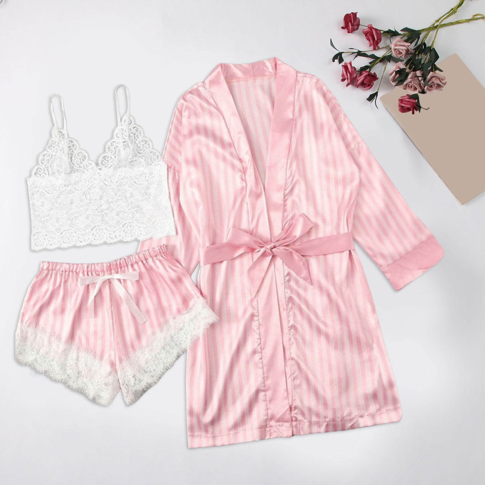 Waffle Robe For Women Bathrobe Robes For Women Robe Plus Size Three ...