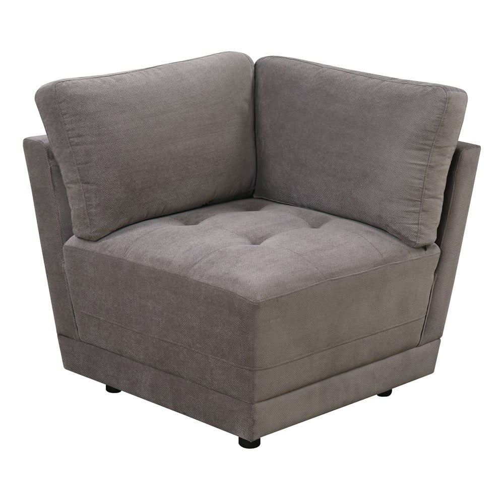 Waffle Suede Corner Wedge/Sofa, Gray - Walmart.com