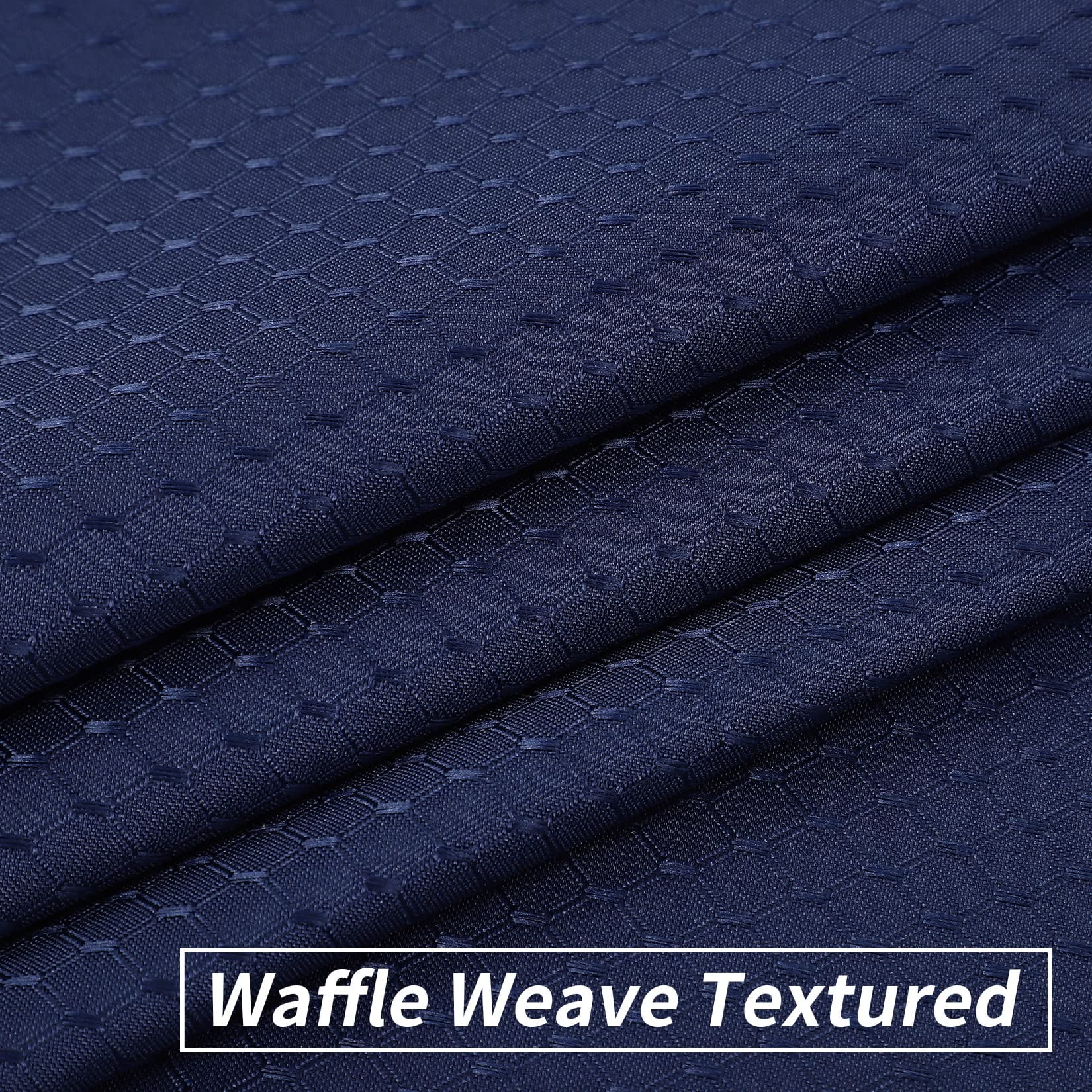 Waffle Weave Check Jacquard Tablecloth, Waterproof, Stain Resistant ...