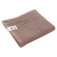 Waffle Weave Hand Towel Natural Cotton Lattice, Lint Free Extra Soft ...