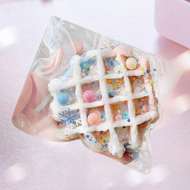 Waffles Pinch Family Squishy, Fun and Fuzzy Toy for Family, Kawaii ...