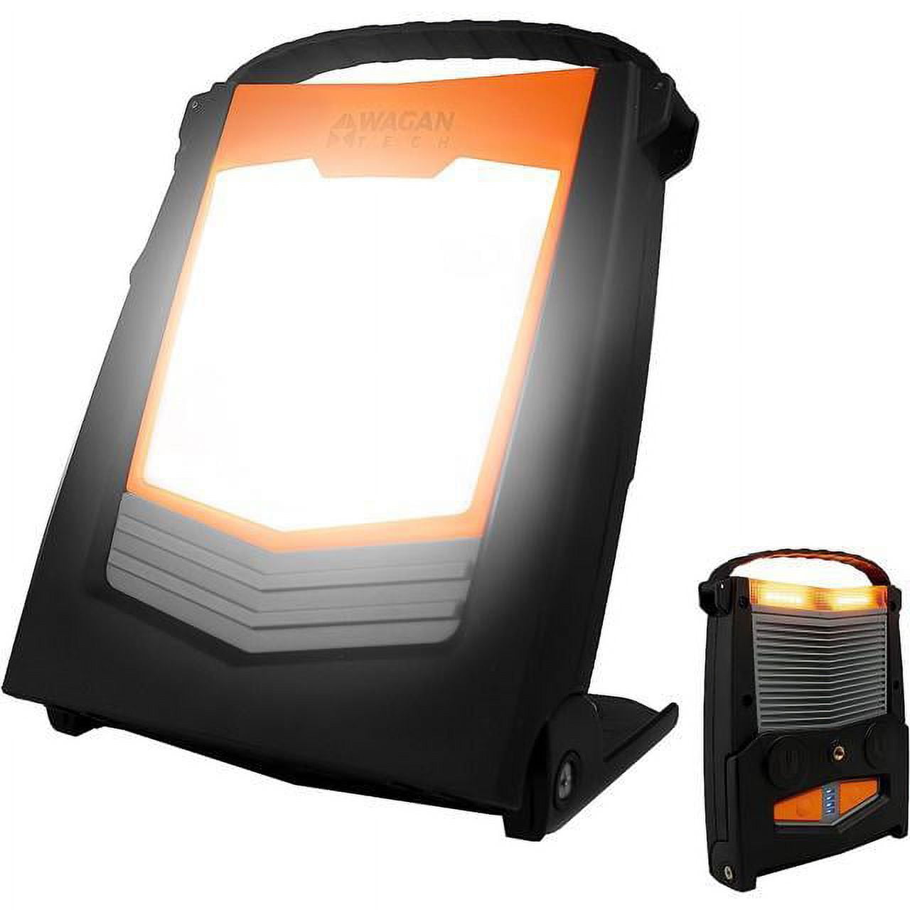 Wagan EL4345 Wayfinder XL 1000 Lumen Rechargeable Work Light Folding ...