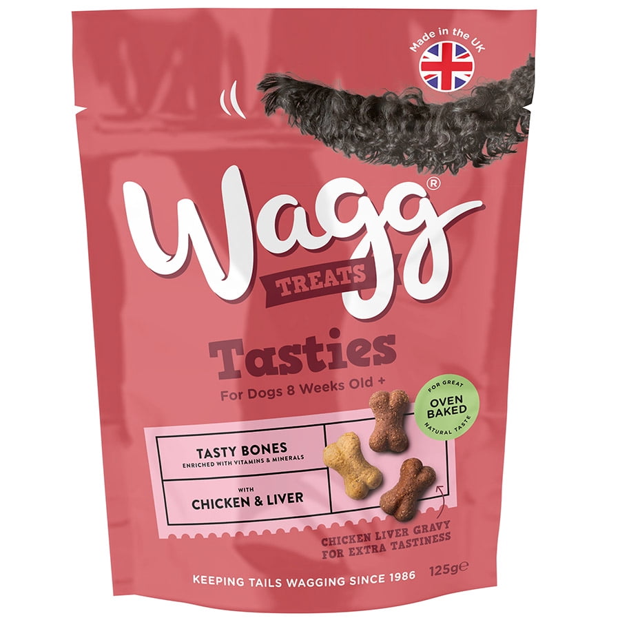 Wagg Tasty Bones 125g Case of 7 - Walmart.com