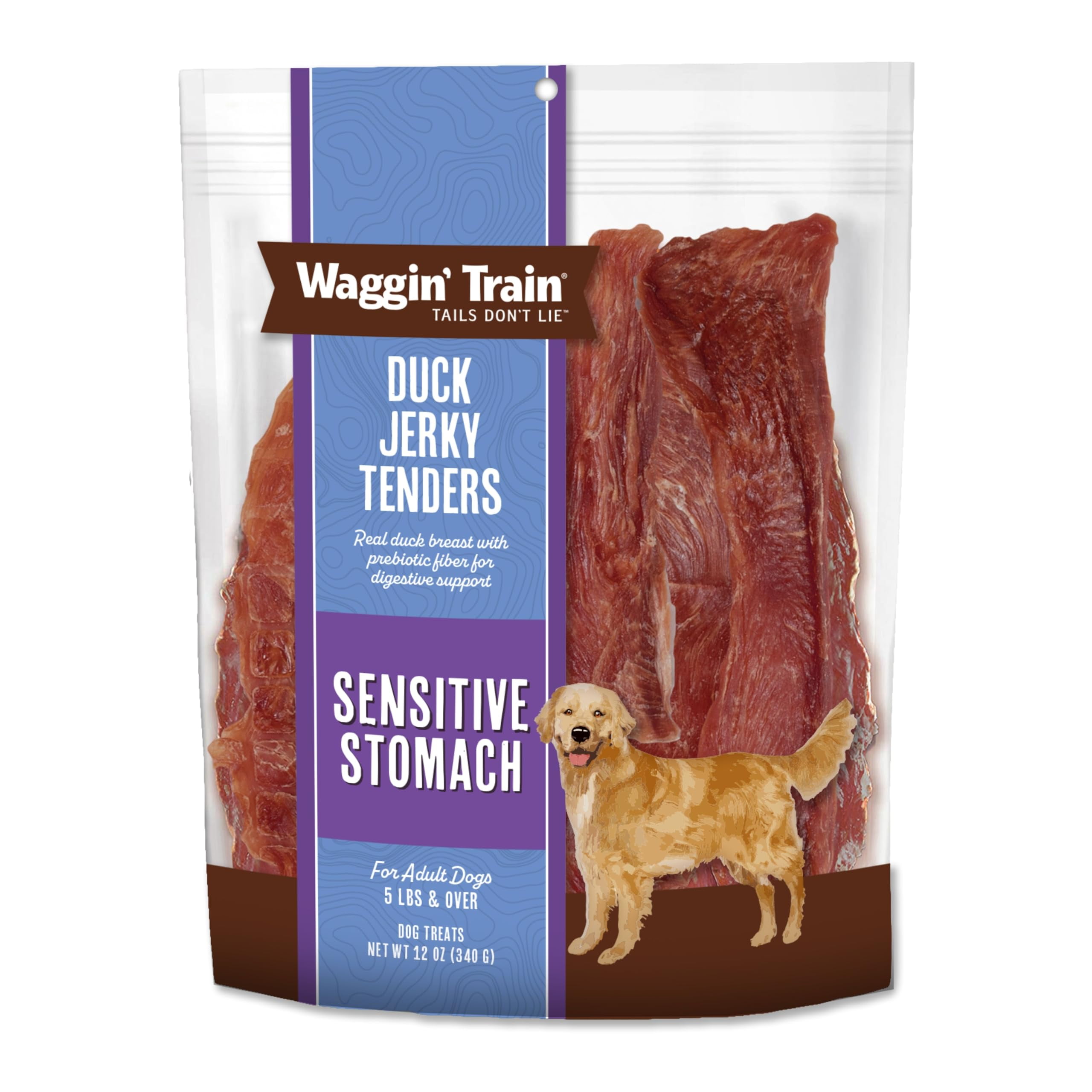 Waggin' Train Duck Jerky TMA2 Tenders for Sensitive Stomach for Dogs ...
