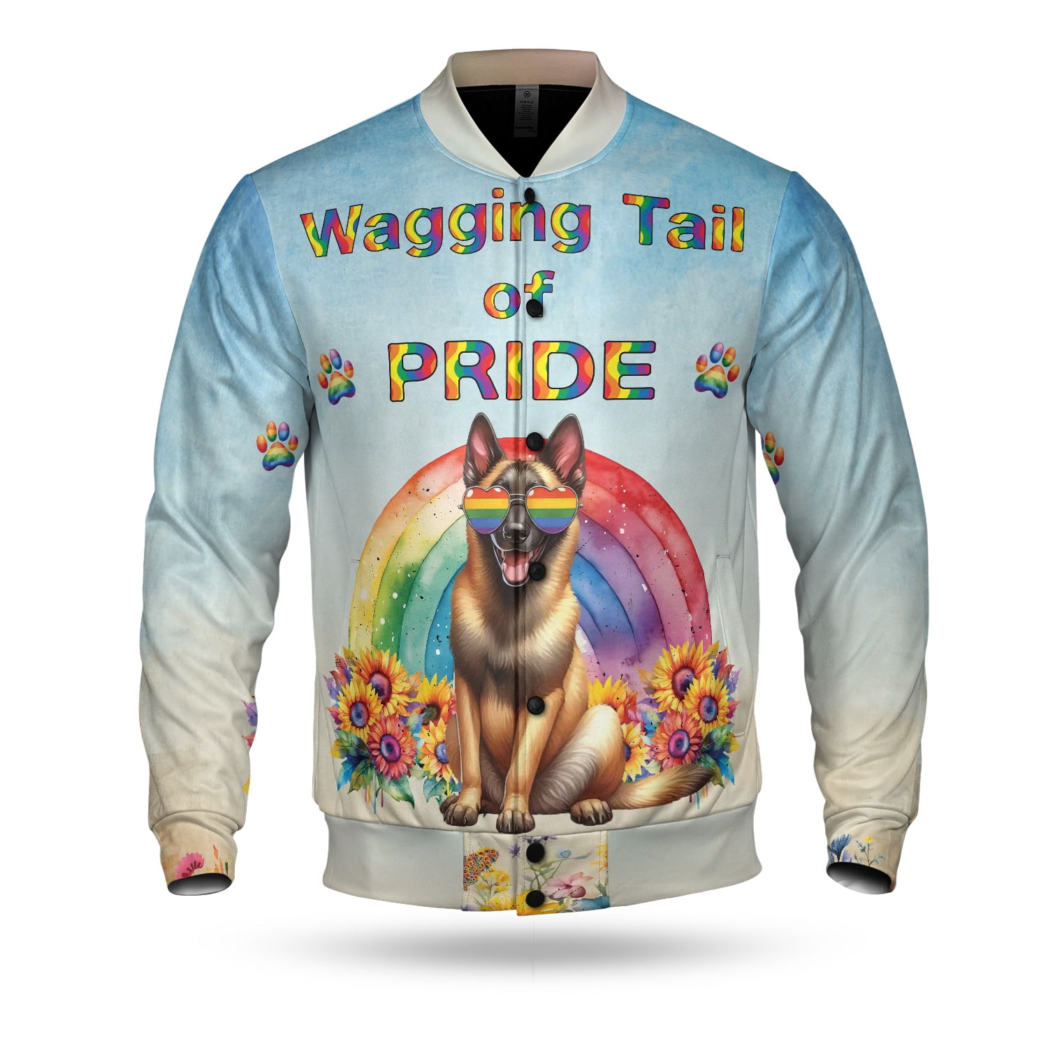 Wagging Tail Belgian Malinois Celebrates Rainbow Pride Month LGBT ...