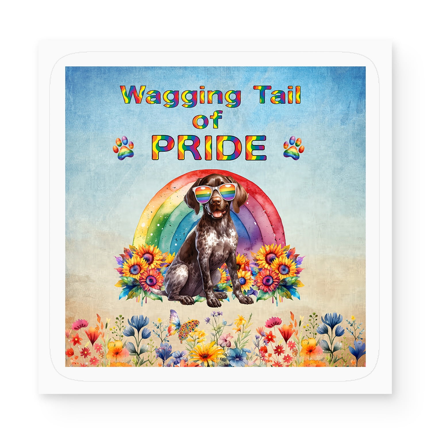 Wagging Tail German Shorthaired Pointer Celebrates Rainbow Pride Month ...