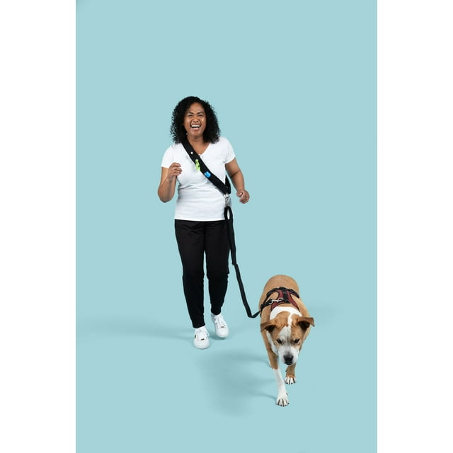 WaggleYourTail Adjustable Hands Free Crossbody Dog Leash - Walmart.com