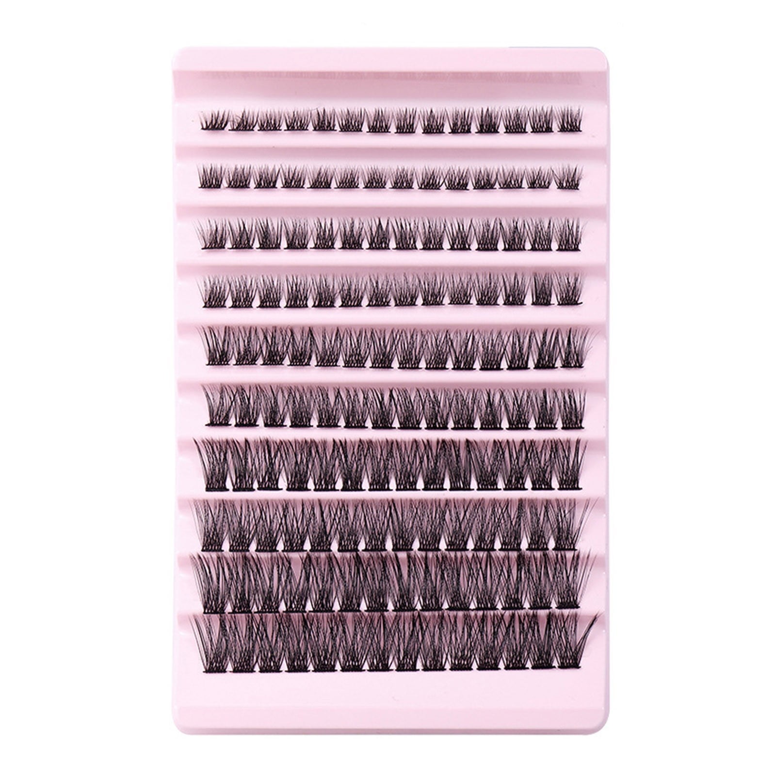 Wagiet Lash Clusters Kit Wispy Eyelash Clusters Lashes Natural DIY 8 to ...