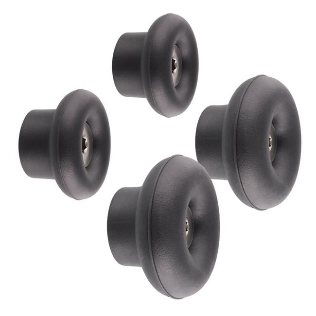 Wagner 64-0200 Black Dot Design Wall Hooks 4 pcs, 2 small 1.5 in. x .94 ...