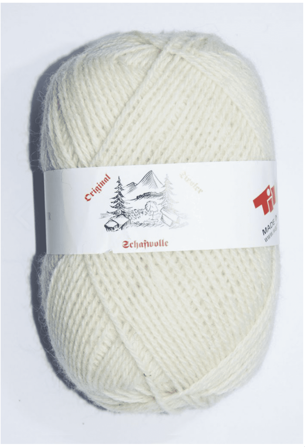 Wagner Fine Knitting Yarn in 50% Merino 50% Alpaca Wool (Cream-3500 ...