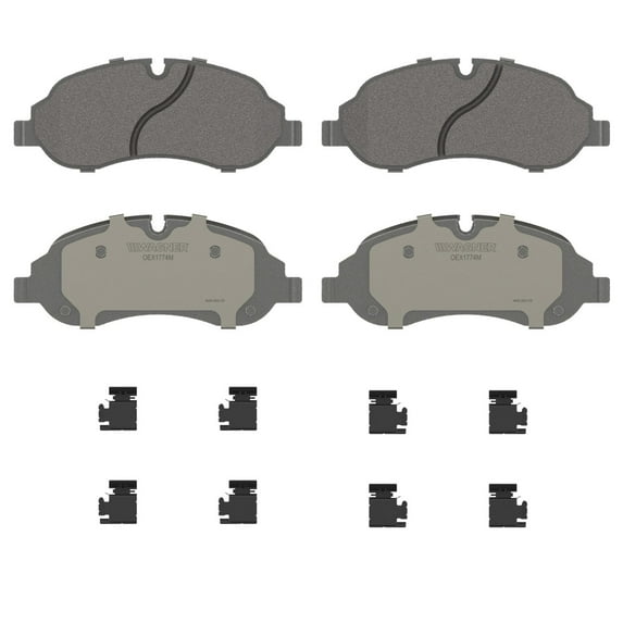 Wagner OEX OEX1774M Disc Brake Pad Set Premium Semi - Met - Walmart.com
