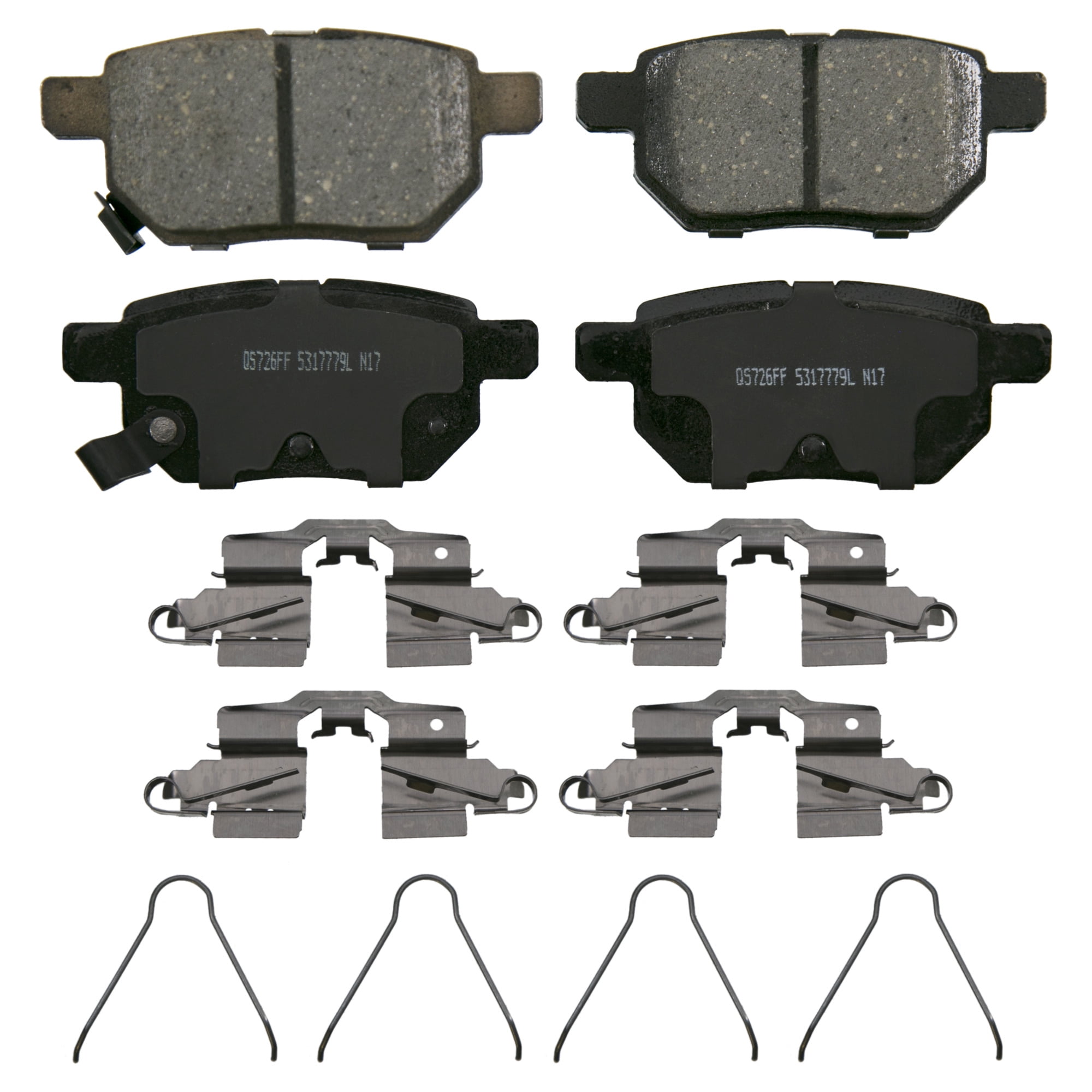 Wagner QuickStop ZD1423 Ceramic Disc Brake Pad Set - Walmart.com