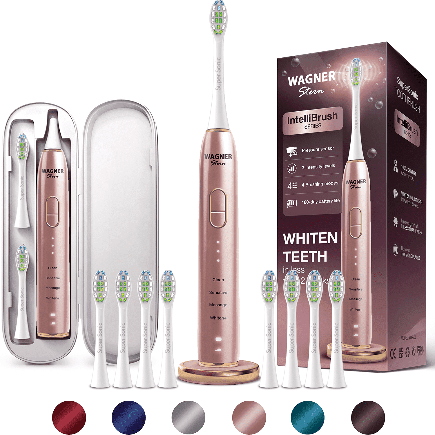 Wagner Stern IntelliBrush Series Whitening Electric Toothbrush with ...