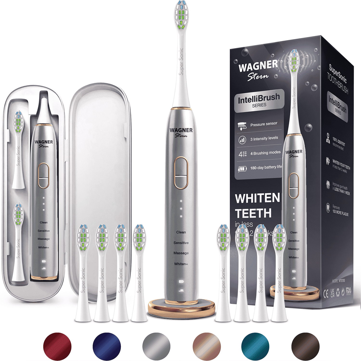Wagner Stern IntelliBrush Series Whitening Electric Toothbrush with ...