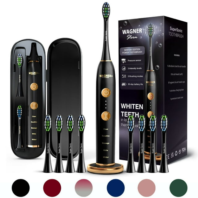 Wagner & Stern WHITEN+ Edition. Smart Electric Toothbrush with Pressure ...
