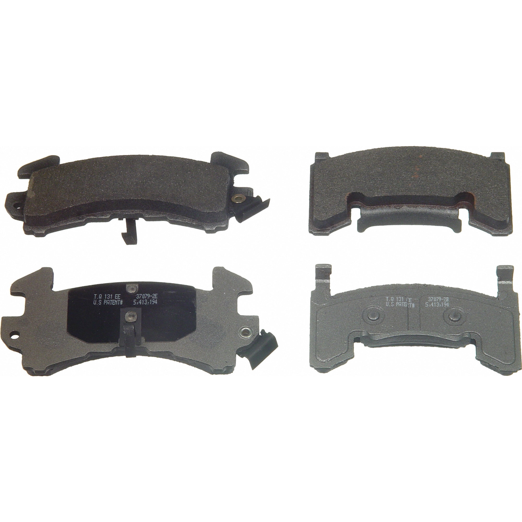 Wagner ThermoQuiet MX154 Semi-Metallic Disc Brake Pad Set Fits select ...