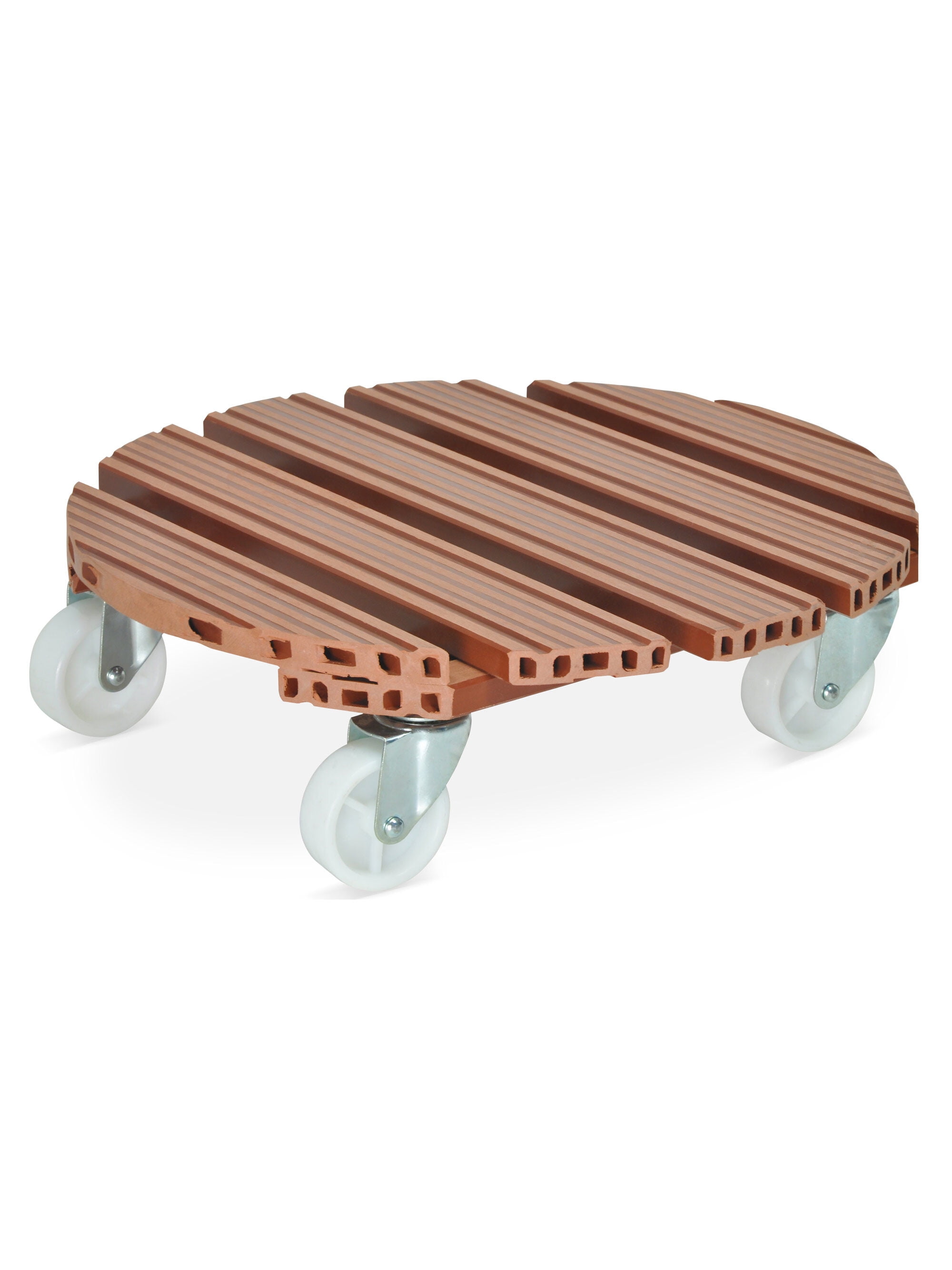 Wagner design yourself 15.4" Terra Cotta Wood Plastic Composite Round ...