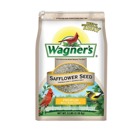 Wagner's Safflower Seed Wild Bird Food, 5 lb. Bag - Walmart.com