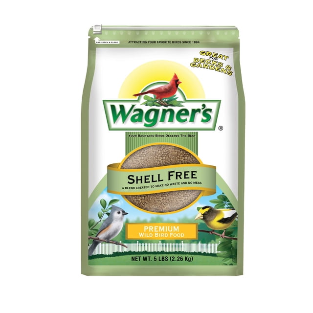 Wagner's Shell Free Premium Wild Bird Feed, 5 lb - Walmart Business ...