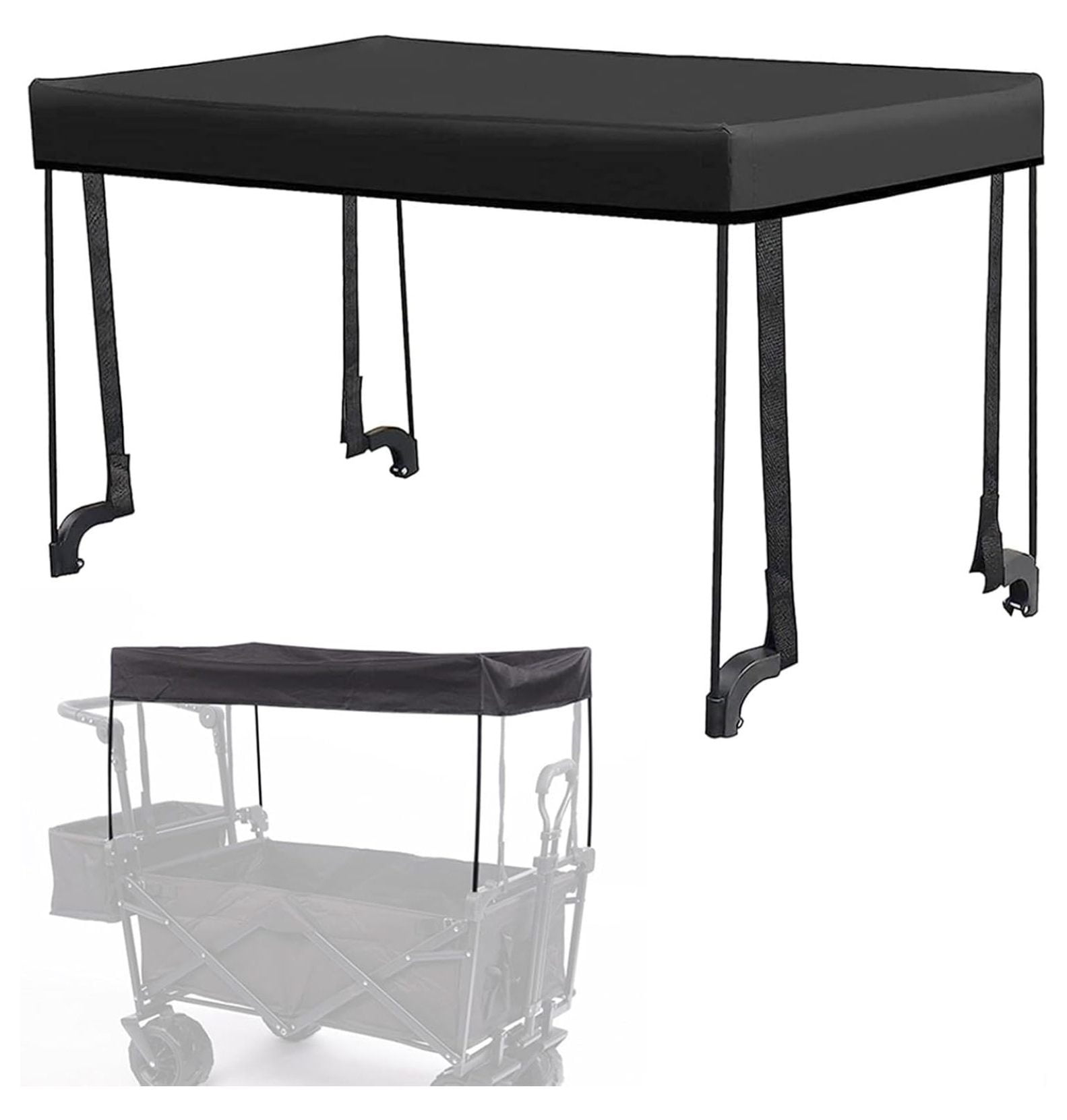 Wagon Canopy Accessories, Trolley Roof Cover, Portable and Lightweight ...