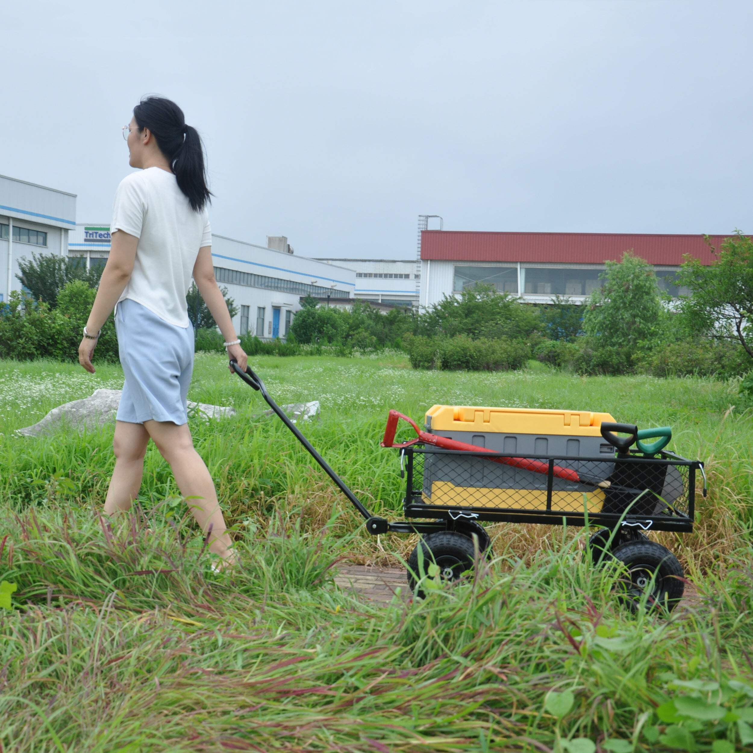 Wagon Cart Garden Cart Trucks Make It Easier To Transport Firewood ...