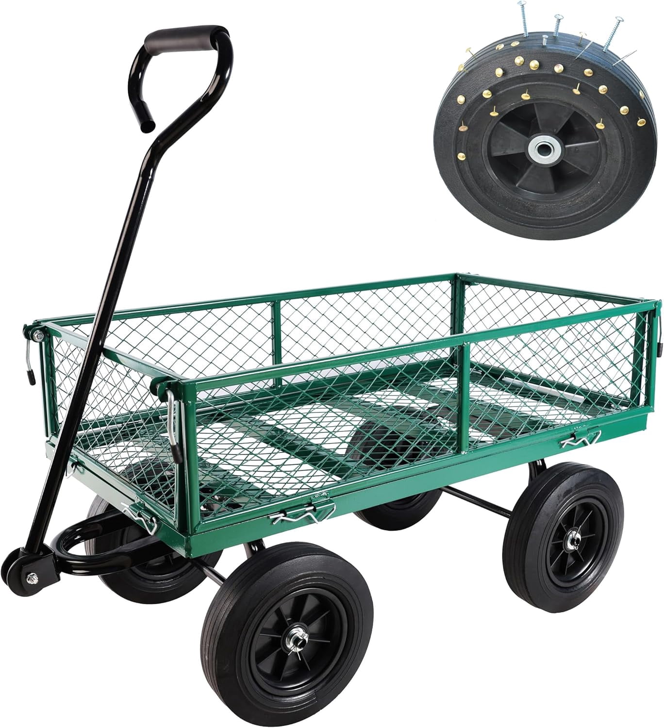 Wagon with Removable Sides Can be Used in Farms, Warehouses etc l ...