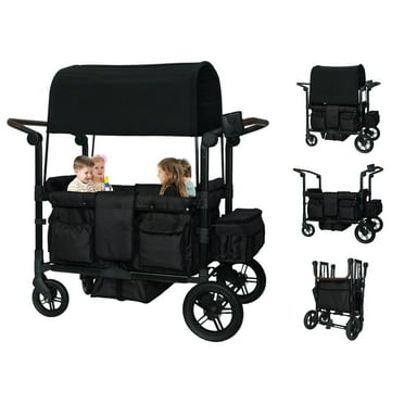WONDERFOLD W4 4 Seater Multi-Function Quad Stroller Wagon with ...