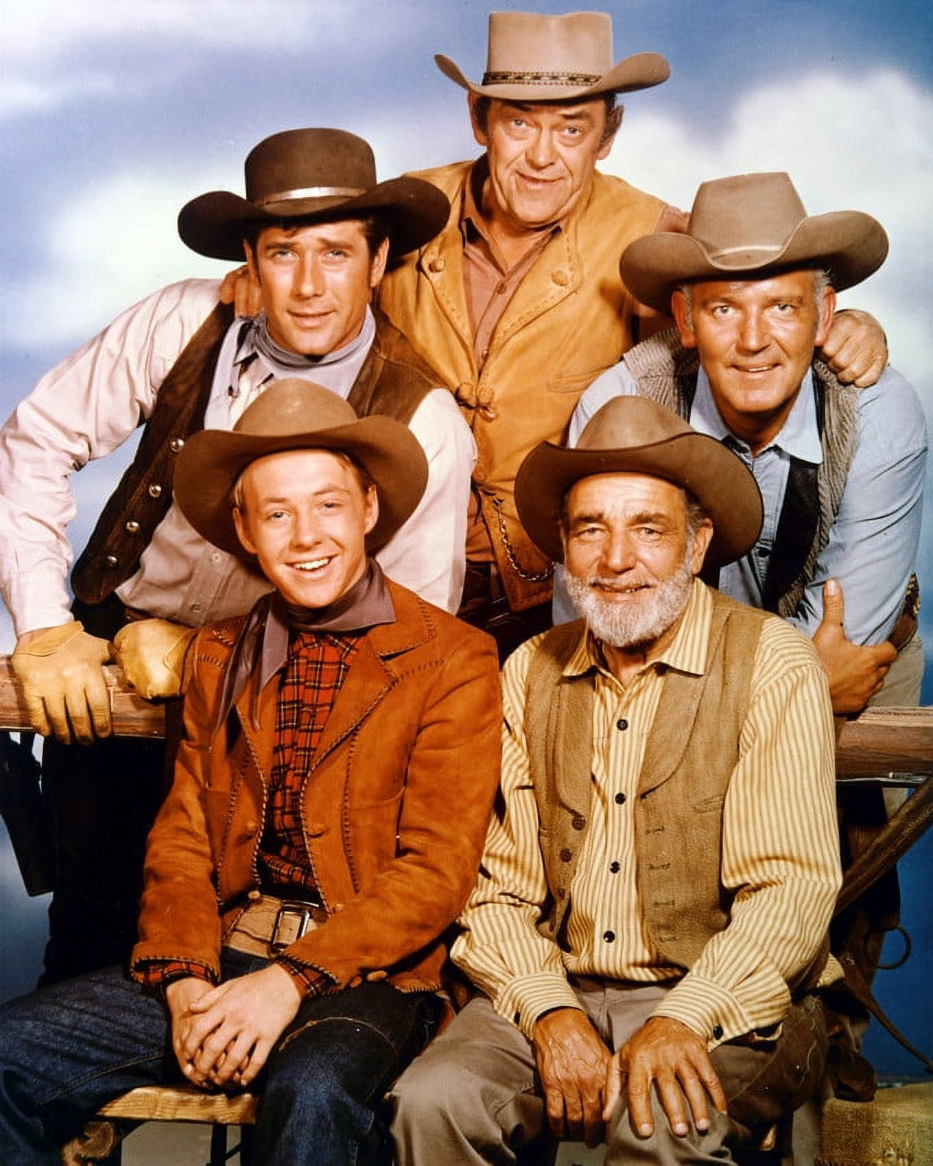 Wagon Train John Mcintyre Cast 24x36 Classic Hollywood Poster - Walmart.com