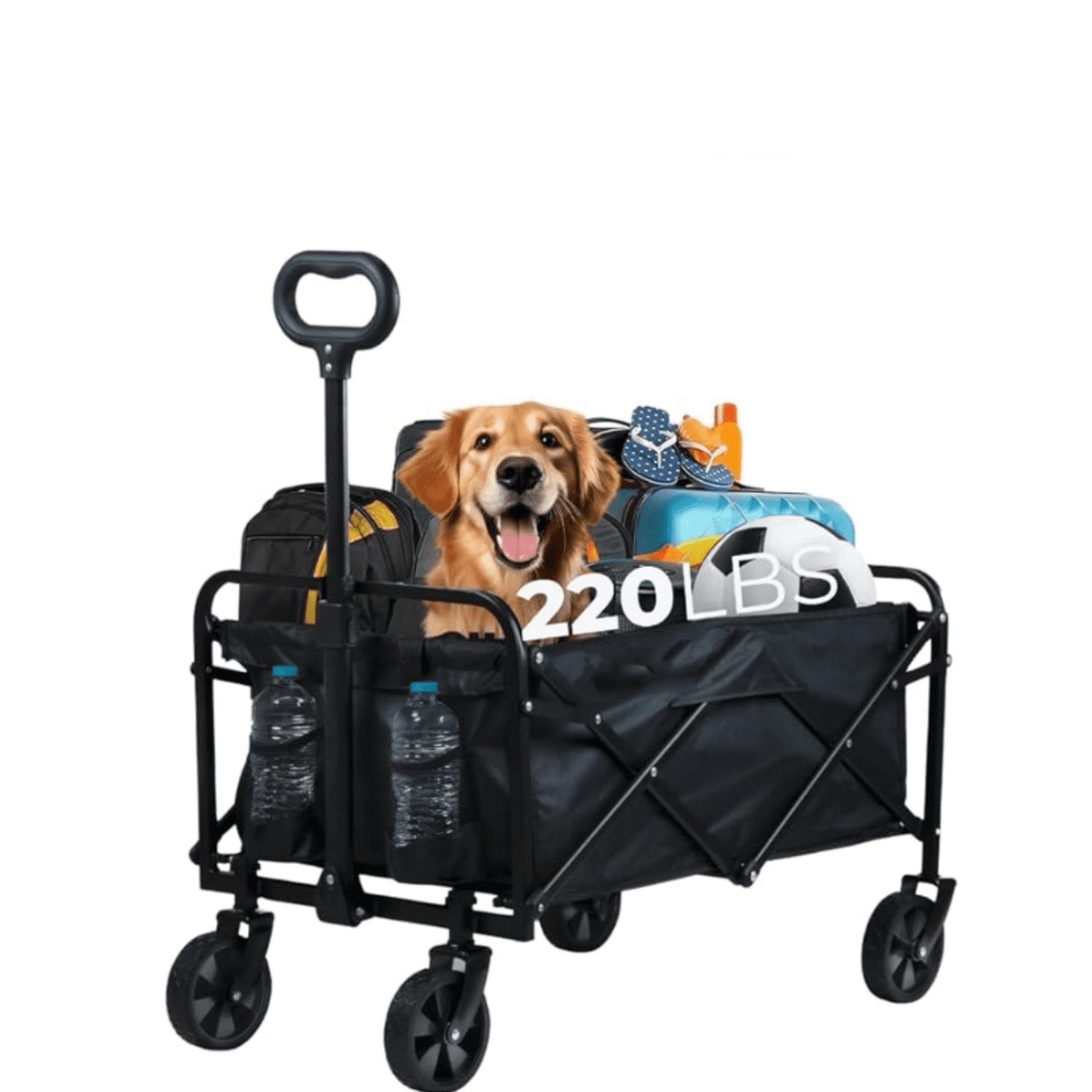 Wagons Carts Foldable – Heavy-Duty Collapsible Wagon & Utility Cart ...