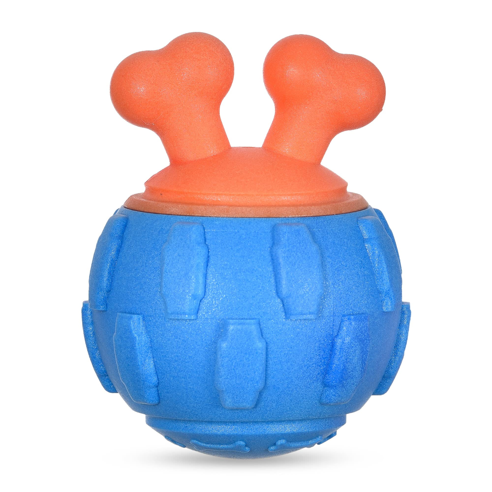 Wags & Wiggles 4.3'' Bone in Ball Blue Floatable Squeaker Toy | Fun ...