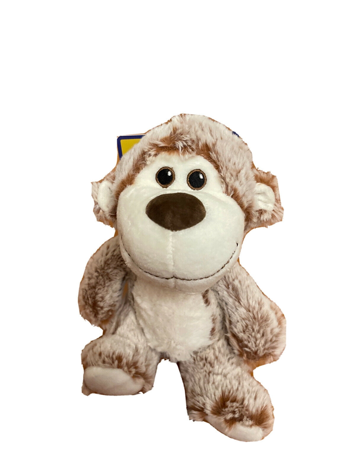Wags and Purrs~ 10’’ Two Tone Monkey ~ Dog Toy Soft Plush Squeaker ...