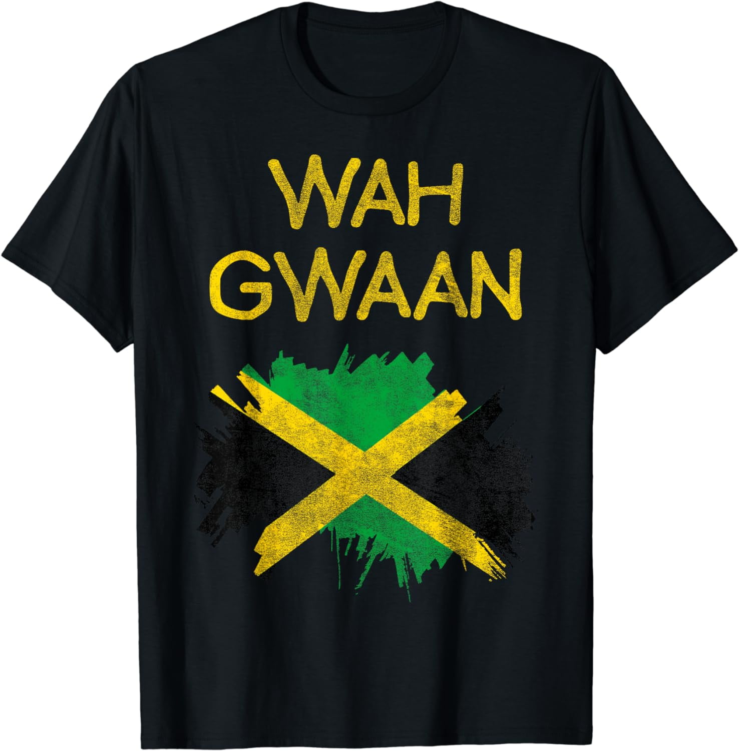 Wah Gwaan Jamaica Flag Jamaican Pride Reggae Vacation T-Shirt - Walmart.com