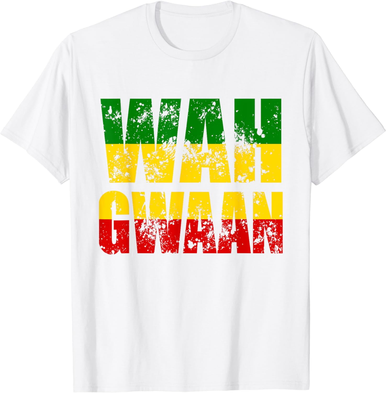 Wah Gwaan Jamaica Funny Rasta Reggae Music Jamaican Vacation T Shirt