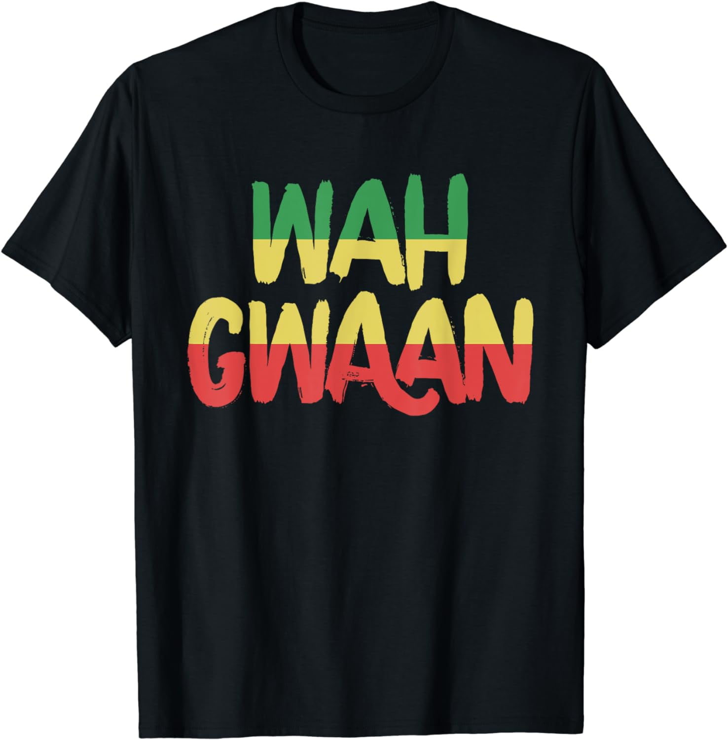 Wah Gwaan Jamaican Funny Jamaica Rasta Reggae Music T-Shirt - Walmart.com