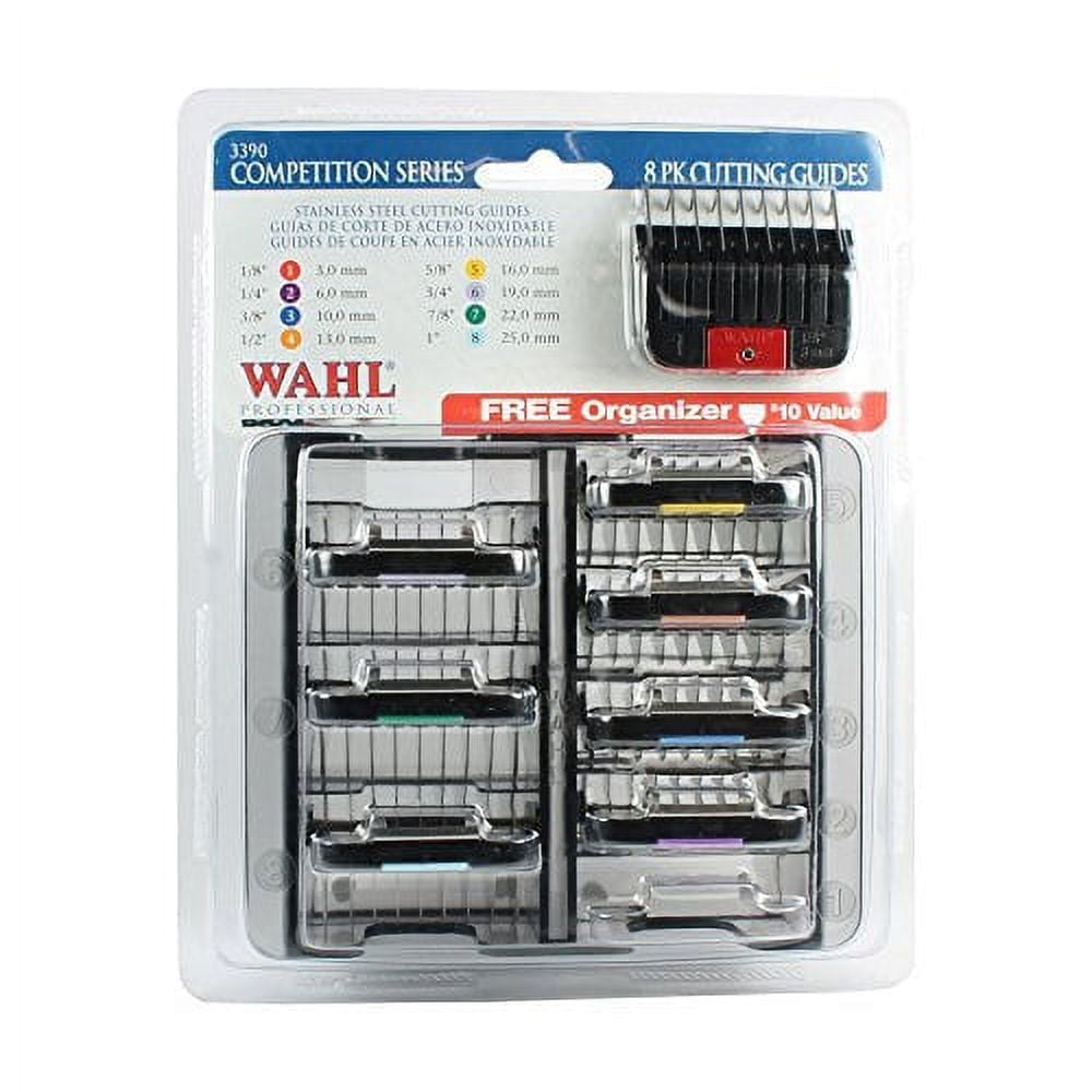 Wahl 3390-100 Wahl 8 Pc Stainless Steel Attachment Comb Set - Walmart ...