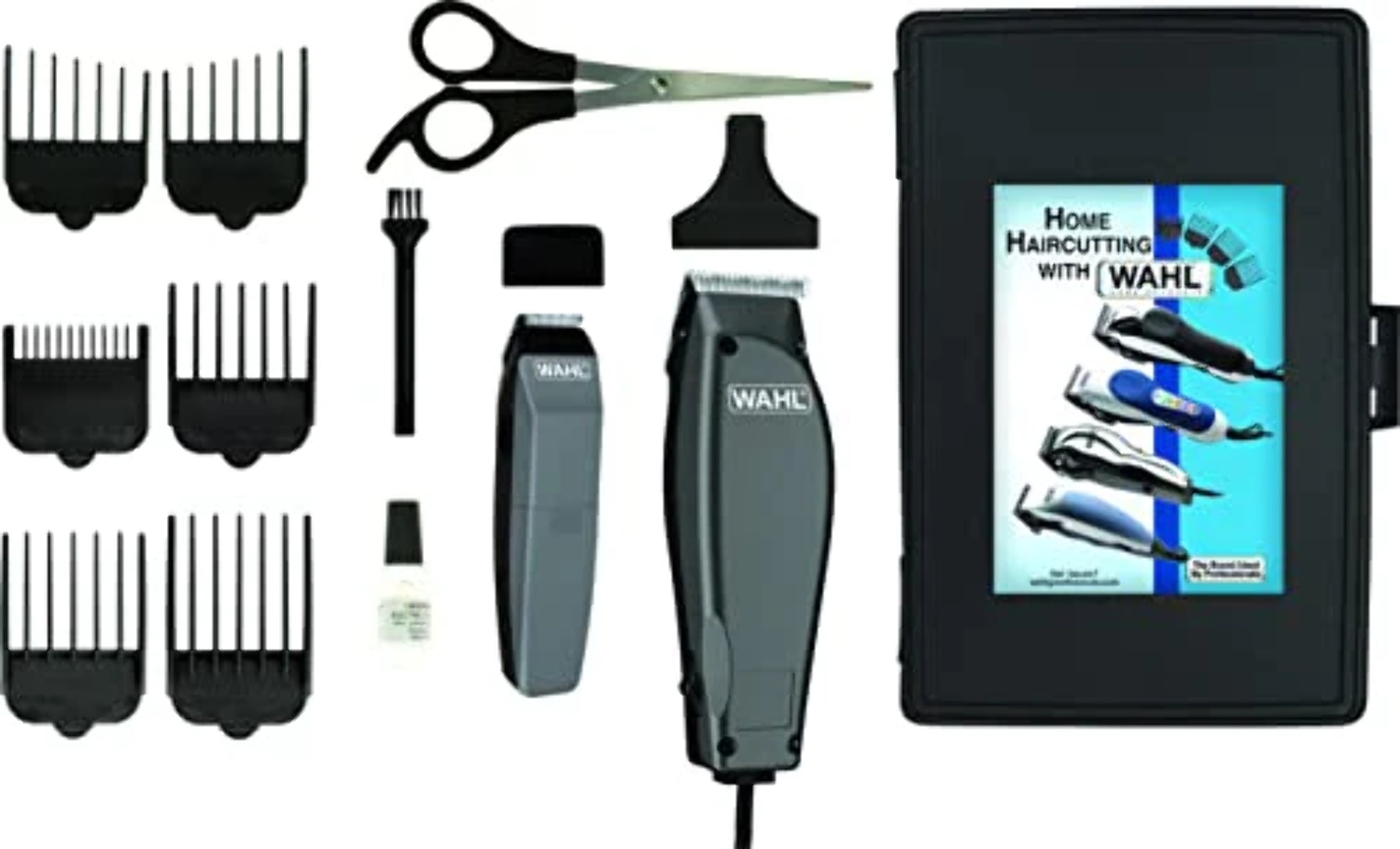 Wahl 79450 ComboPro Complete Home Haircutting Styling Kit - 14 Pieces ...