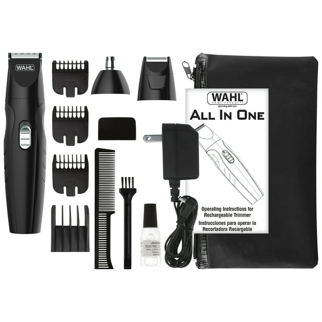 Wahl Electric Hair and Beard Trimmer - Rechargeable All-In-One Grooming ...