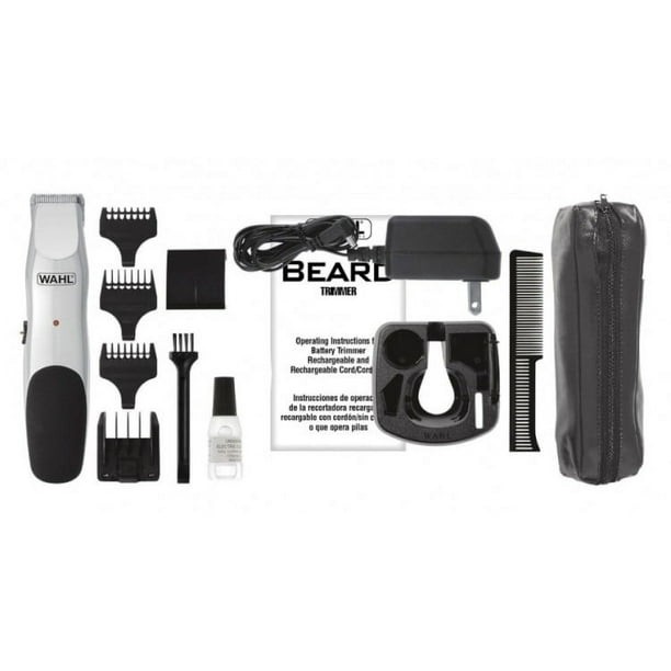 Wahl Cordless Beard and Mustache Trimmer with Acculock 6-Position Beard ...