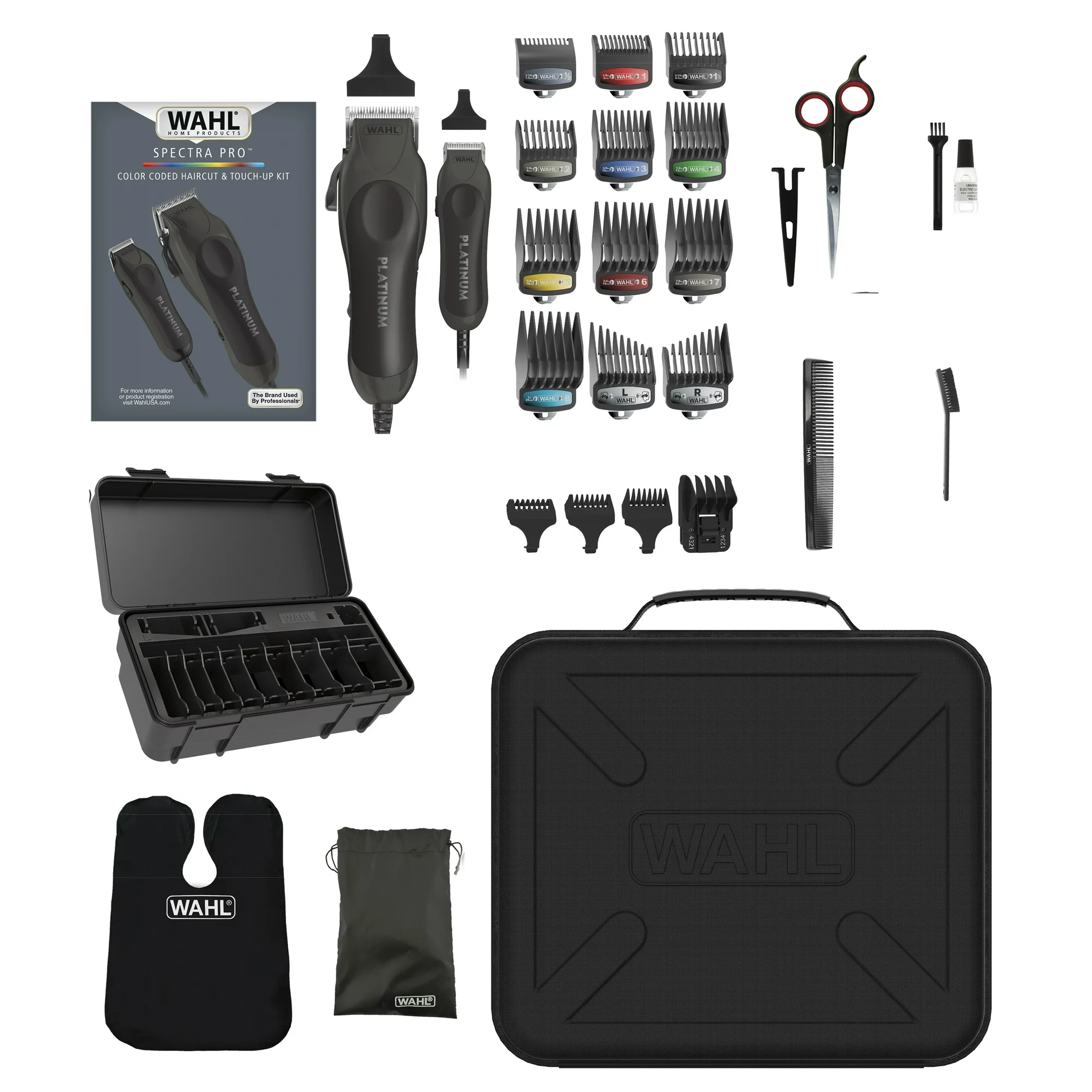 Wahl Pro Series Platinum Combo Kit for Men or Women, Premium Hair ...