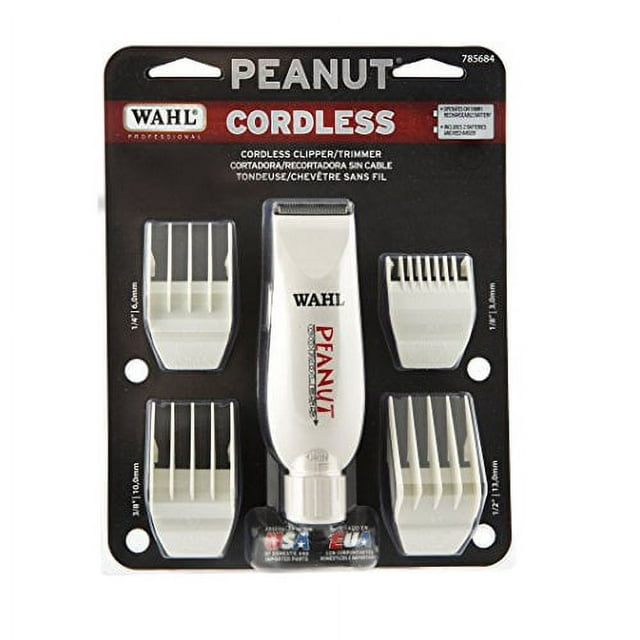 Wahl Professional - Peanut Cordless - Professional Beard Trimmer and ...