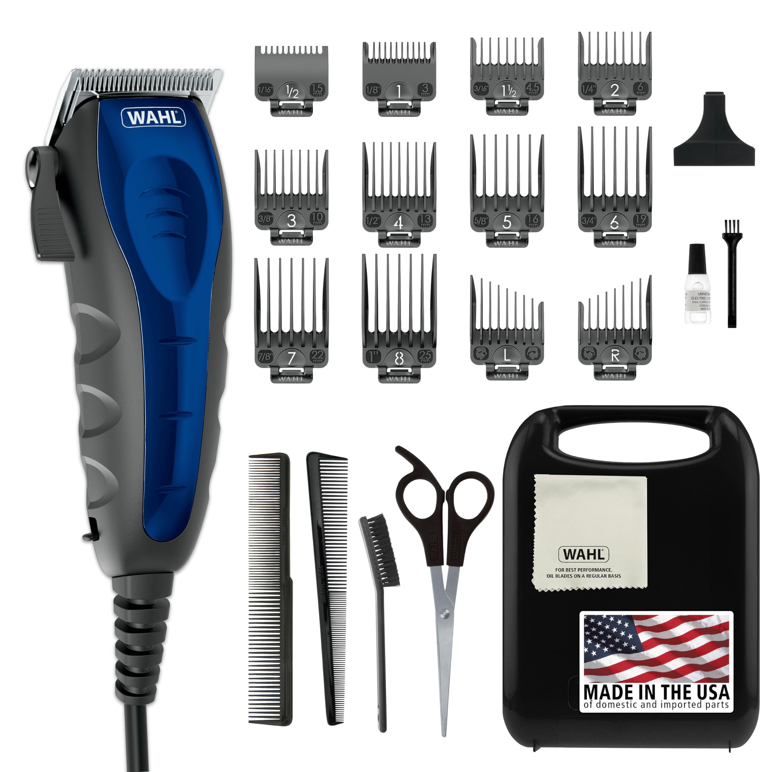 Wahl USA Self Cut TMA2 Compact Corded Clipper Personal Haircutting Kit ...