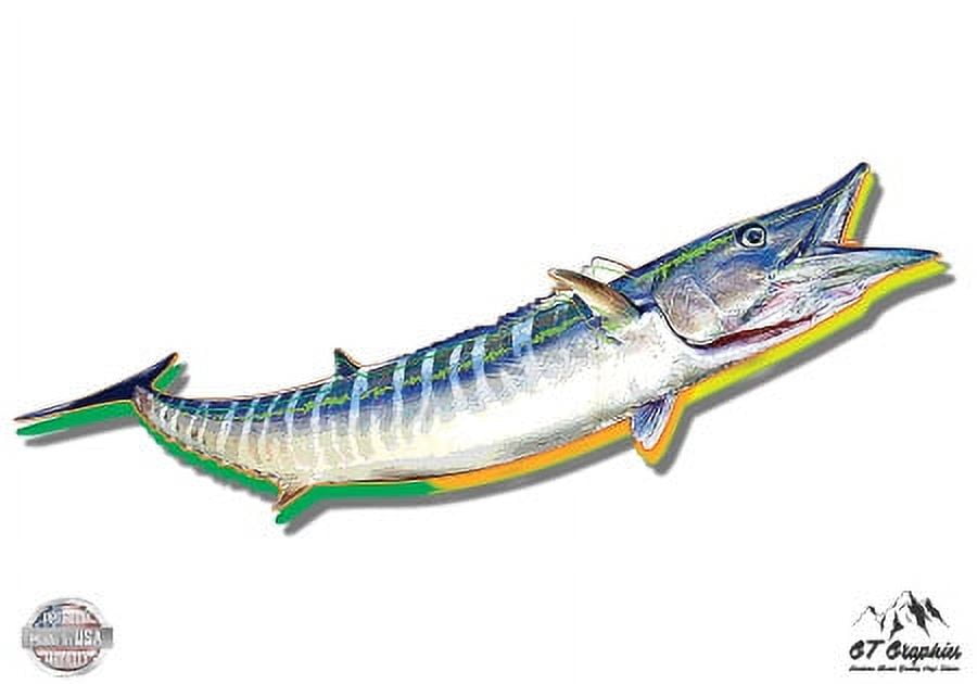 Wahoo Colorful - 12" Vinyl Sticker Waterproof Decal - Walmart.com