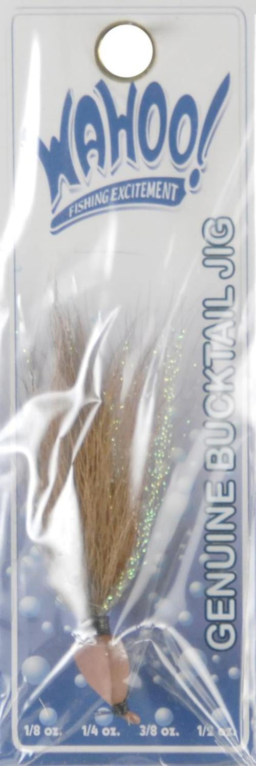 Wahoo Fishing Products Bonefish Jig 1/4Oz Brown - WAH-BFB14-BN ...