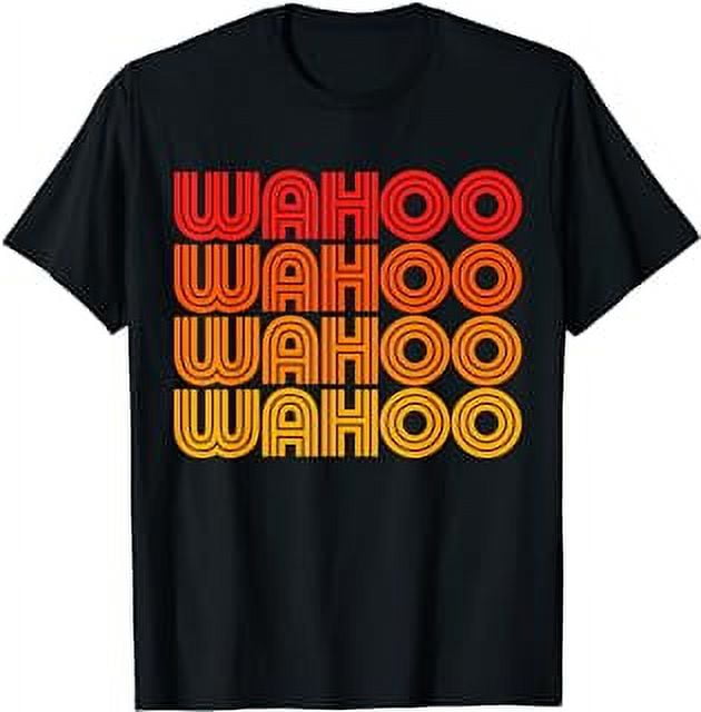 Wahoo Funny Retro Vintage Sunset Goofy Silly Weird Word T-Shirt ...