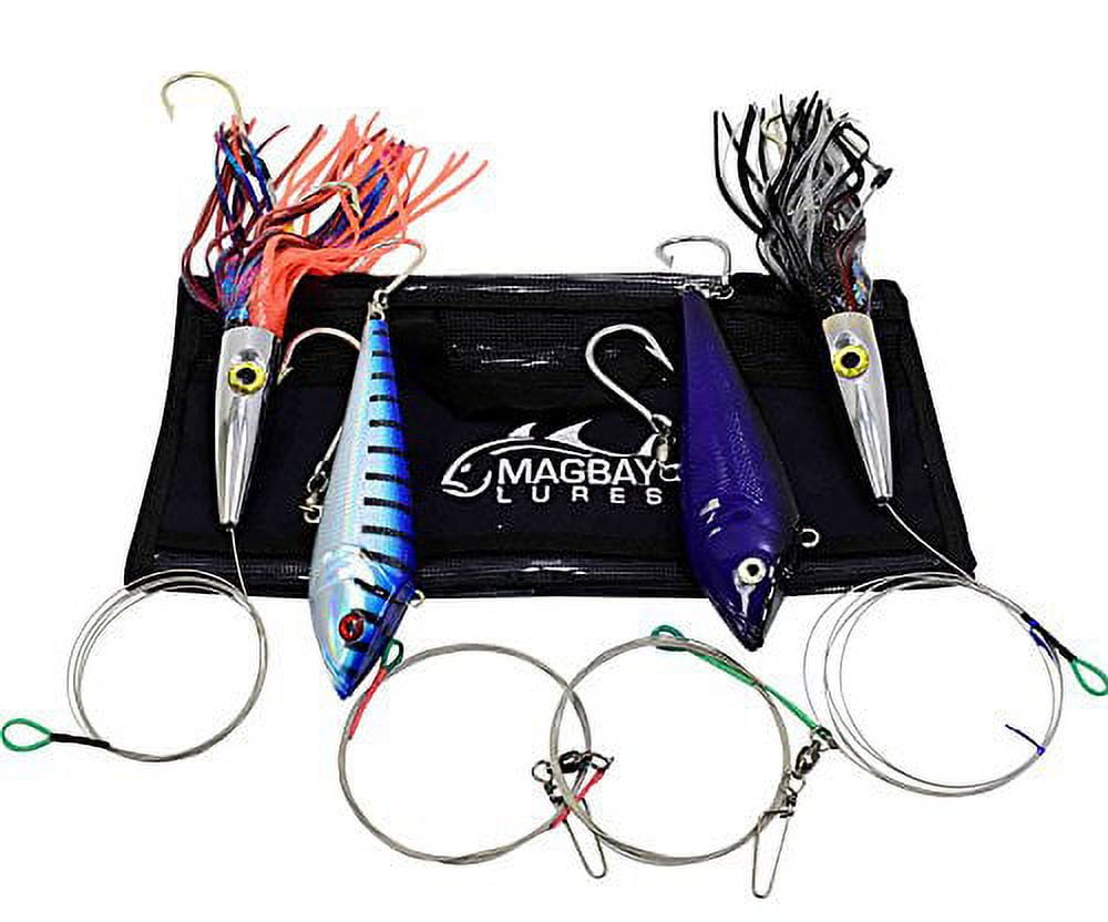 Wahoo Lure Tournament Pack - Fully Rigged Wahoo Lures - Walmart.com