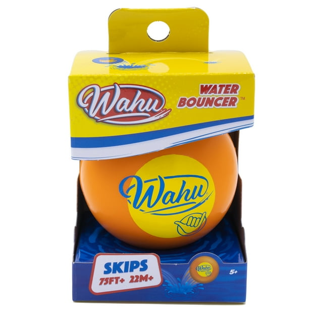 Wahu Water Bouncer Orange - 100% Waterproof Ball - Beach & Pool Toy ...