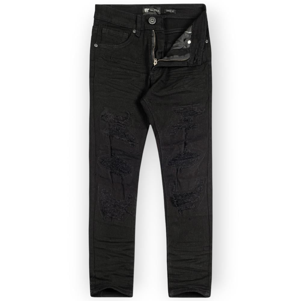 WaiMea Boys Stacked Fit Jeans (Jet Black) - Walmart.com