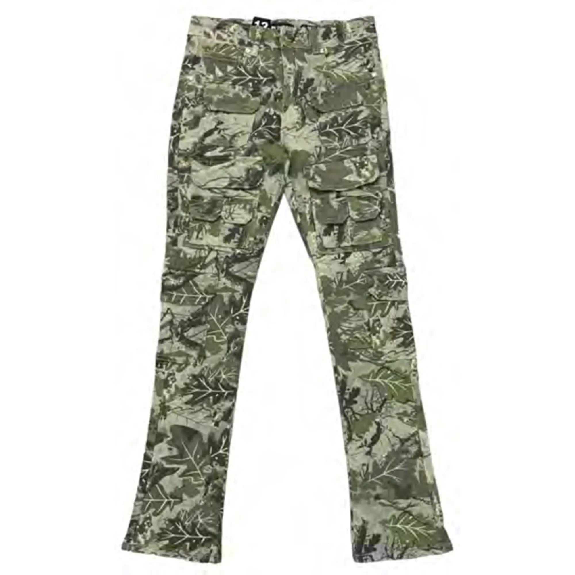 WaiMea Boys Stacked Multi Pocket Leaf Camo Jeans (Camo) - Walmart.com