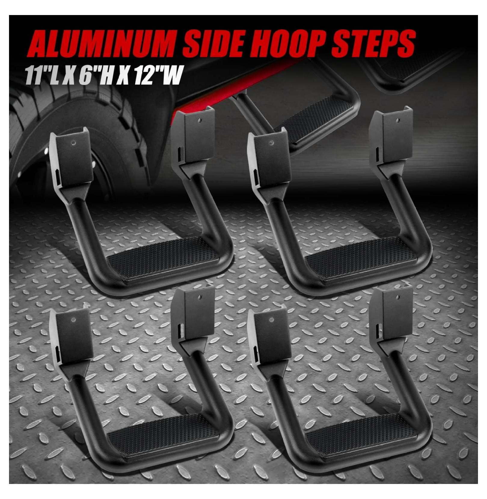 WaiRitoday 4Pcs Aluminum Side Steps Compatible with Chevy GMC Dodge ...
